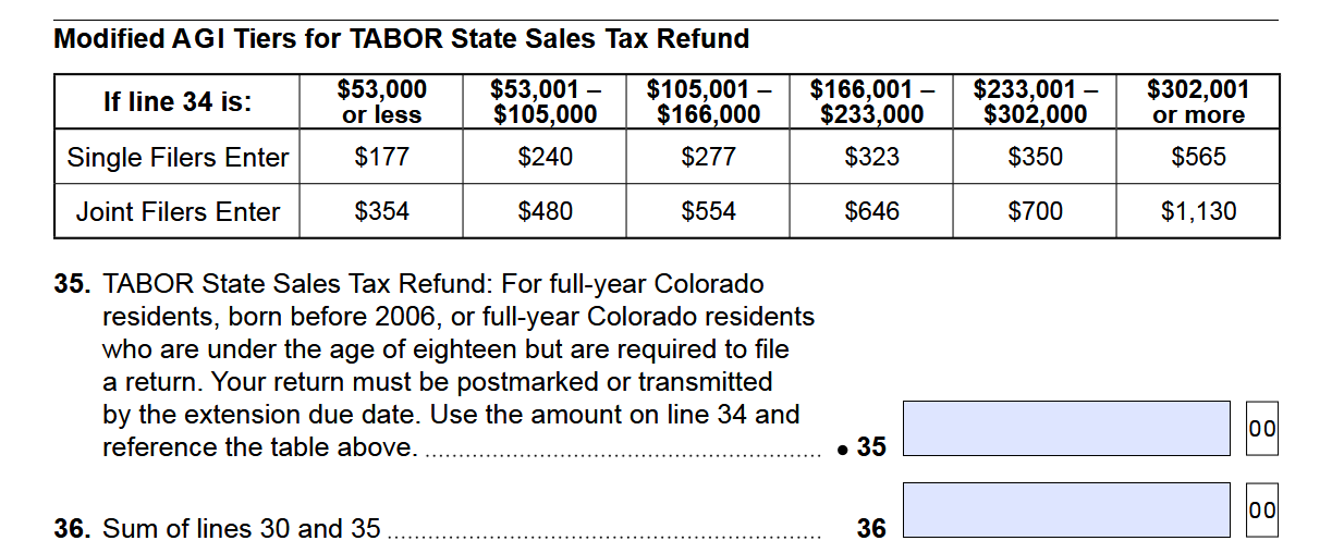 How to Get Your 2024 TABOR Refund in Colorado | Defend TABOR, the TABOR ...